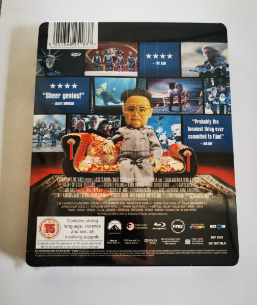 Team America: World Police Steelbook™ + Gift Steelbook's™ foil (Blu-ray)